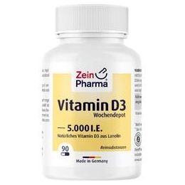ZeinPharma Vitamin D3 5000 I.e. Wochendepot Kapseln 90 St