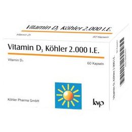 Köhler Pharma Vitamin D3 Köhler 2.000 I.e. Kapseln 60 St