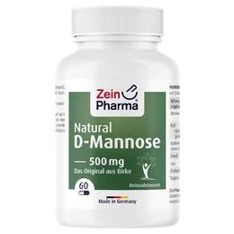 ZeinPharma Natural D-Mannose aus Birke 500 mg Kapseln 60 St