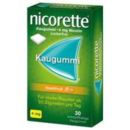 Johnson & Johnson GmbH Nicorette Kaugummi 4 mg freshfruit 30 St