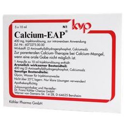 Köhler Pharma Calcium EAP Ampullen 5X10 ml