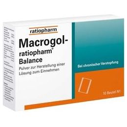 MACROGOL-ratiopharm Balance Plv.z.H.e.L.z.Einn. 10 St