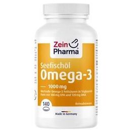 ZeinPharma Omega-3 1000 mg Seefischöl Softgel-Kapseln hochdo. 140 St