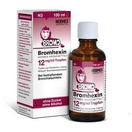Bromhexin HERMES Arzneimittel 12 mg/ml Tropfen 100 ml