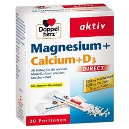 Queisser Doppelherz Magnesium+Calcium+D3 Direct Pellets 20 St