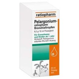 Pelargonium-ratiopharm Bronchialtropfen 20 ml