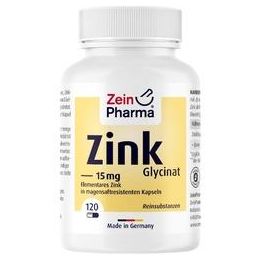 ZeinPharma Zink Chelat 15 mg in magensaftresist.veg.Kaps. 120 St