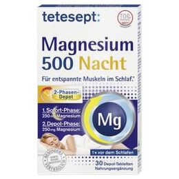 Tetesept Magnesium 500 Nacht Tabletten 30 St