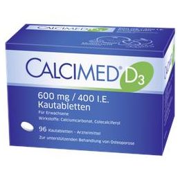 HERMES Arzneimittel Calcimed D3 600 mg/400 I.e. Kautabletten 96 St