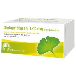 HERMES Arzneimittel Ginkgo-Maren 120 mg Filmtabletten 60 St