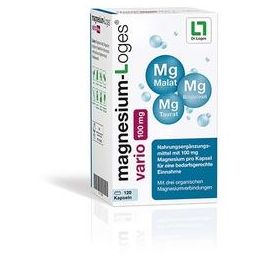 Dr. Loges + Co. GmbH Magnesium-Loges vario 100 mg Kapseln 120 St