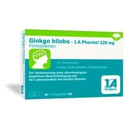 Ginkgo Biloba-1A Pharma 120 mg Filmtabletten 30 St