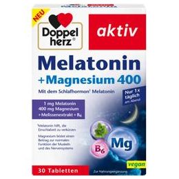 Queisser Doppelherz Melatonin+Magnesium 400 Tabletten 30 St