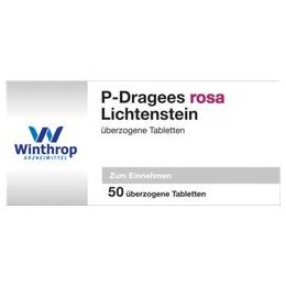 P Dragees rosa 50 St