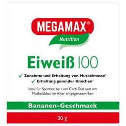 Eiweiss 100 Banane Megamax Pulver 30 g
