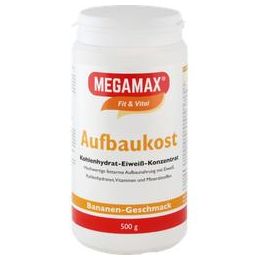 Megamax Aufbaukost Banane Pulver 500 g