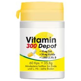 Canea Vitamin C 300 Depot+Zink+Histidin+D Kapseln 60 St