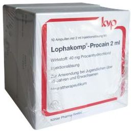 Köhler Pharma Lophakomp Procain 2 ml Injektionslösung 20X2 ml