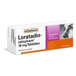 LORATADIN-ratiopharm 10 mg Tabletten 50 St