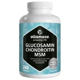 Vitamaze GmbH Glucosamin Chondroitin MSM Vitamin C Kapseln 240 St