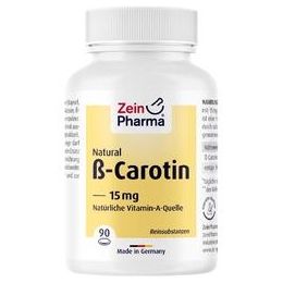 Beta Carotin Natural 15 mg ZeinPharma Weichkapseln 90 St