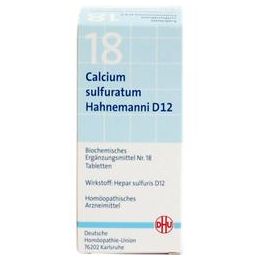 DHU-Arzneimittel Biochemie DHU 18 Calcium sulfuratum D 12 Tabletten 200 St