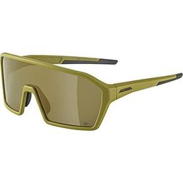 Alpina Ram Q-Lite Sportbrille olive matt/mirror gold