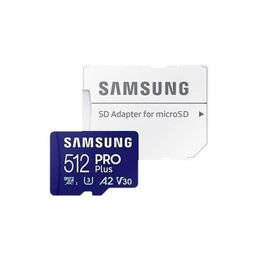 Samsung PRO Plus microSD/SD - 180MB/s - 512GB