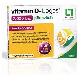 Dr. Loges + Co. GmbH Vitamin D-Loges 7.000 I.e. pflanzlich Wochendepot 30 St