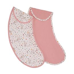 Sterntaler Musselin-Spucktuch HASE BABY 2er-Pack in weiß/rosa