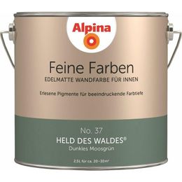 Feine Farben No. 37 Held des Waldes 2,5 l dunkles moosgrün edelmatt Wandfarbe - Alpina