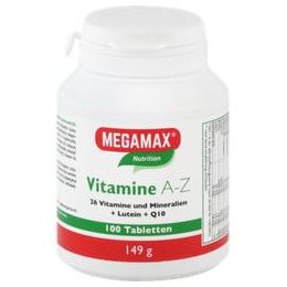 Megamax Vitamine A-Z+Q10+Lutein Tabletten 100 St