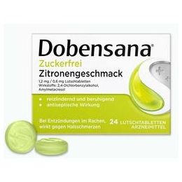 Reckitt Benckiser Deutschland GmbH Dobensana zuckerfrei Zitronengesc.1,2mg/0,6mg Lut. 24 St