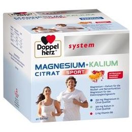 Queisser Doppelherz Magnesium+Kalium Citrat system Granulat 40 St