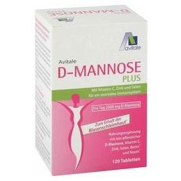 Avitale D-Mannose Plus 2000 mg Tabl.m.Vit.u.Mineralstof. 120 St