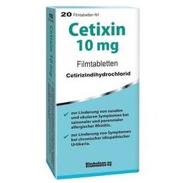 Cetixin 10 mg Filmtabletten 20 St