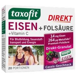 Klosterfrau Taxofit Eisen+Folsäure Direkt Granulat 20 St