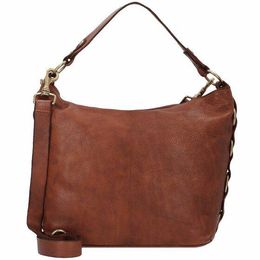 Campomaggi Schultertasche Leder 29 cm cognac