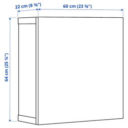 IKEA BESTÅ Schrankkombination für Wandmontage