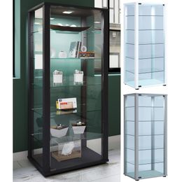 Vcm Holz Glas Vitrine Sammelvitrine Glasvitrine Schaukasten Standvitrine Kavisa L