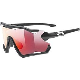 Uvex Sportstyle 228 Sportbrille black matt/mirror blue