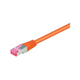 goobay CAT 6 Netzwerkkabel Lose Ware, 2xRJ45 St. PIMF + geflechtgeschirmt 7m