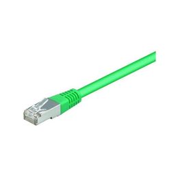 goobay CAT 5e Netzwerkkabel Lose Ware, 2xRJ45 St. folien+geflechtgeschirmt 50m