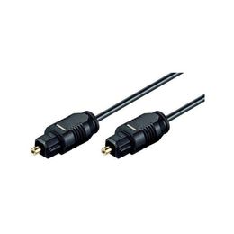 goobay Lichtwellenleiterkabel 10 m lose Ware, Toslinkstecker > Toslinkstecker ø 2,2 mm