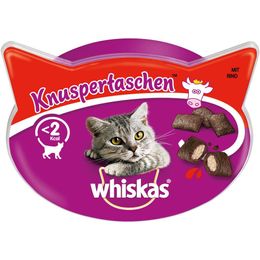 whiskas Knuspertaschen Katzenleckerlis, Rind 60g