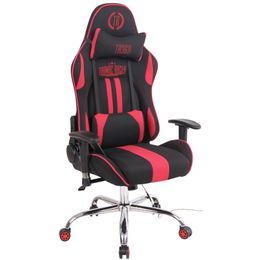 CLP Gaming B&uuml;rostuhl Limit XM Mit Stoffbezug I Gamingstuhl mit Fu&szlig;ablage I H&ouml;henverstellbar I Computerstuhl Mit Massagefunktion