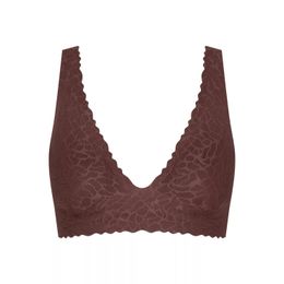 Triumph sloggi - BH-Top - Eggplant XS - sloggi Zero Feel Lace - Unterwäsche für Frauen