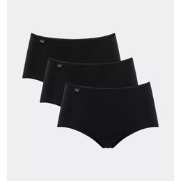 Sloggi - Midi - Black 40 - Sloggi / Cotton - Unterwäsche für Frauen