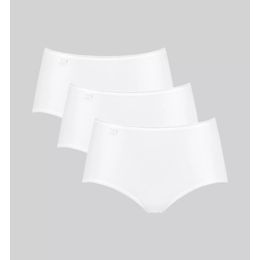 Sloggi - Midi - White 48 - Sloggi / Microfibre - Unterwäsche für Frauen