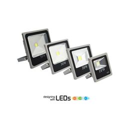 Meditrade GmbH Trade Shop Traesio - led-scheinwerfer schlank hohe helligkeit weisses licht 10 20 30 50 80 100 120 w IP65 20 Watt